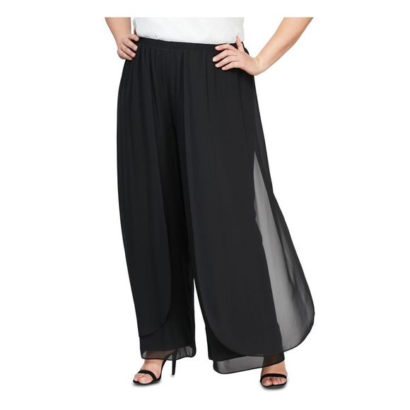 Alex Evenings | Pants & Jumpsuits | Alex Evenings Womens Black High ...